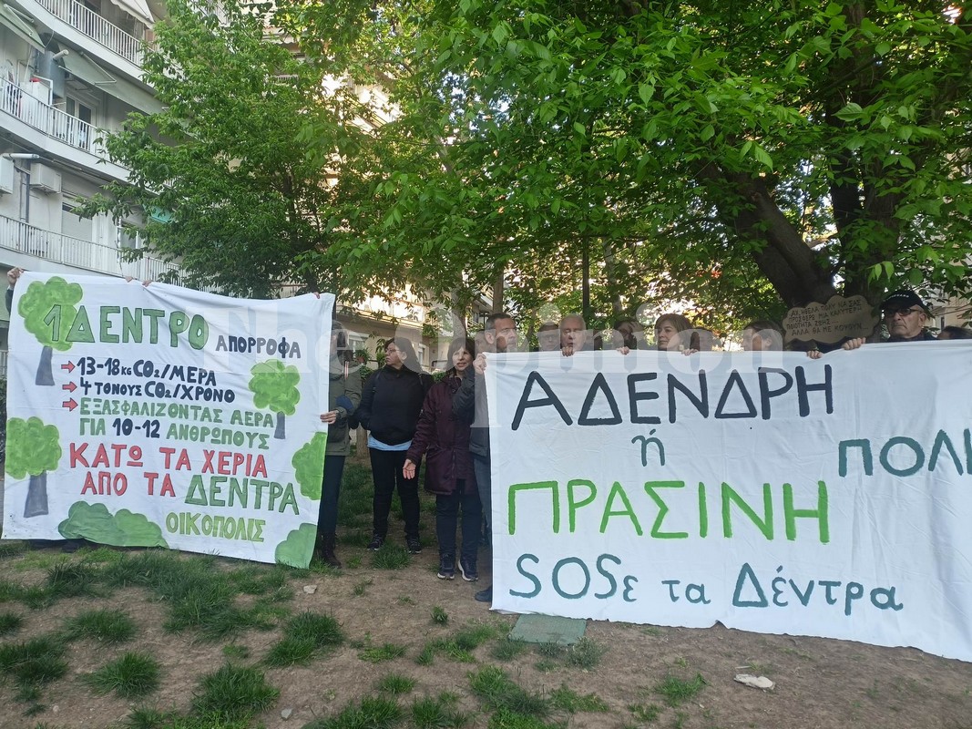 «SOSε τα δέντρα»: Συγκέντρωση διαμαρτυρίας για την επικείμενη κοπή 70 ...