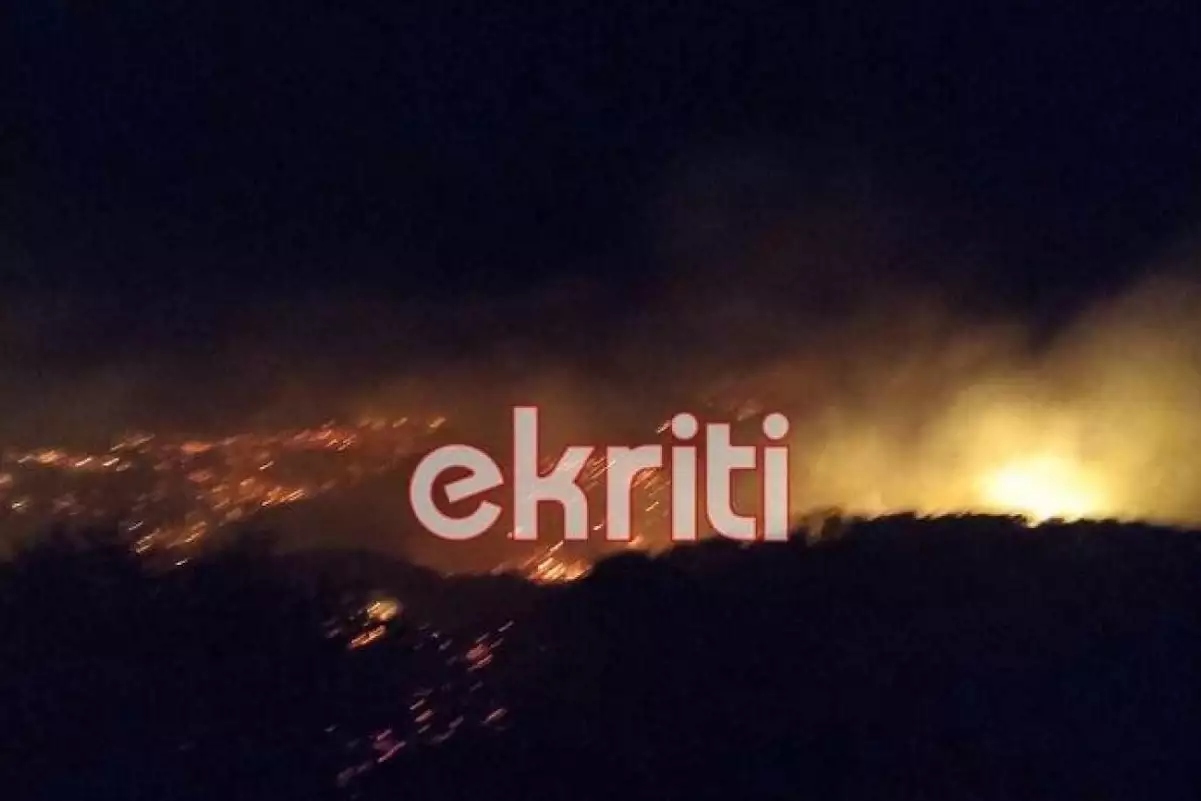Κρήτη: Μεγάλη φωτιά στην Ιεράπετρα - The Opinion