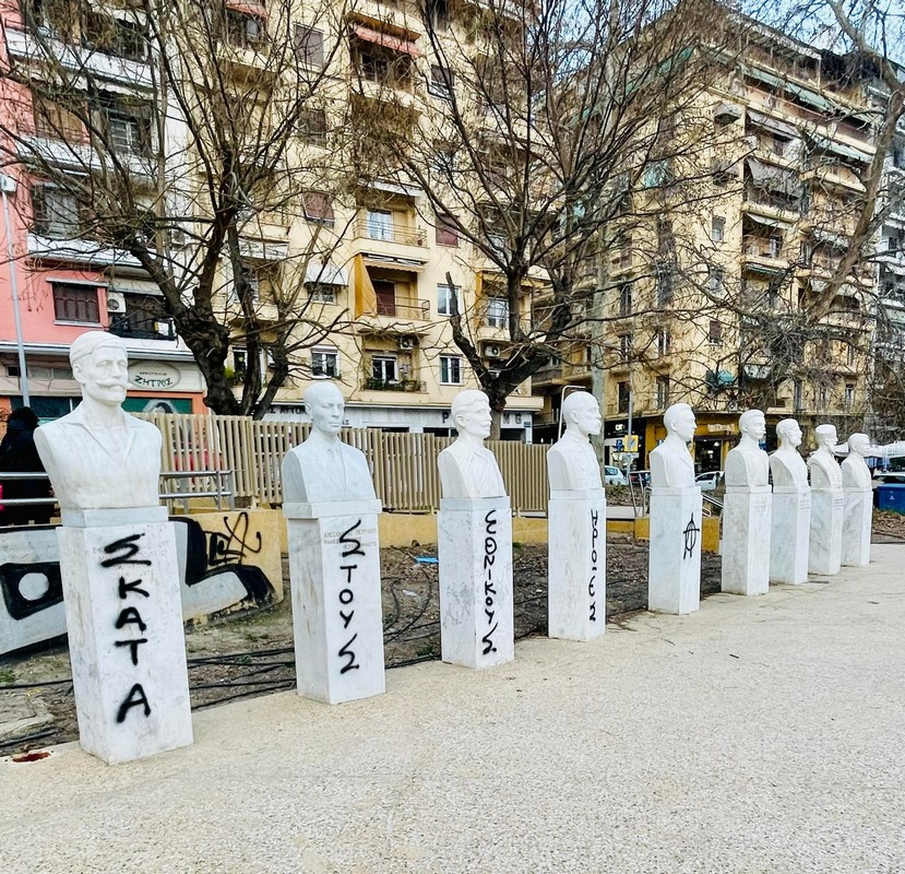Στον άμεσο καθαρισμό αγαλμάτων που βεβηλώθηκαν προχώρησε ο δήμος ...